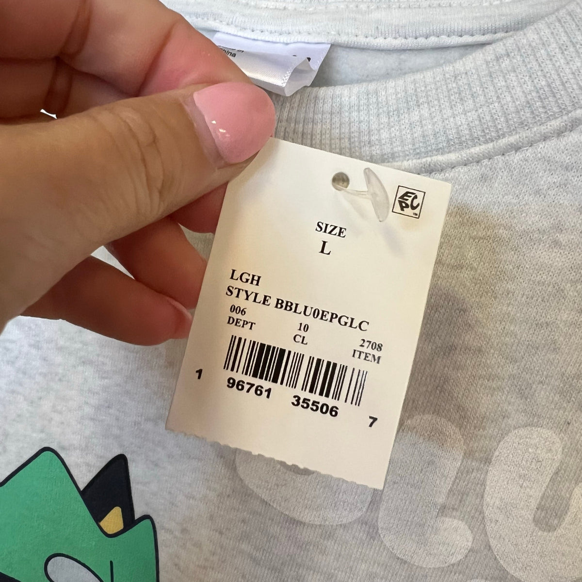NWT Bluey Butter Soft Winter Sweatshirt Large – Southern Roots Boutique