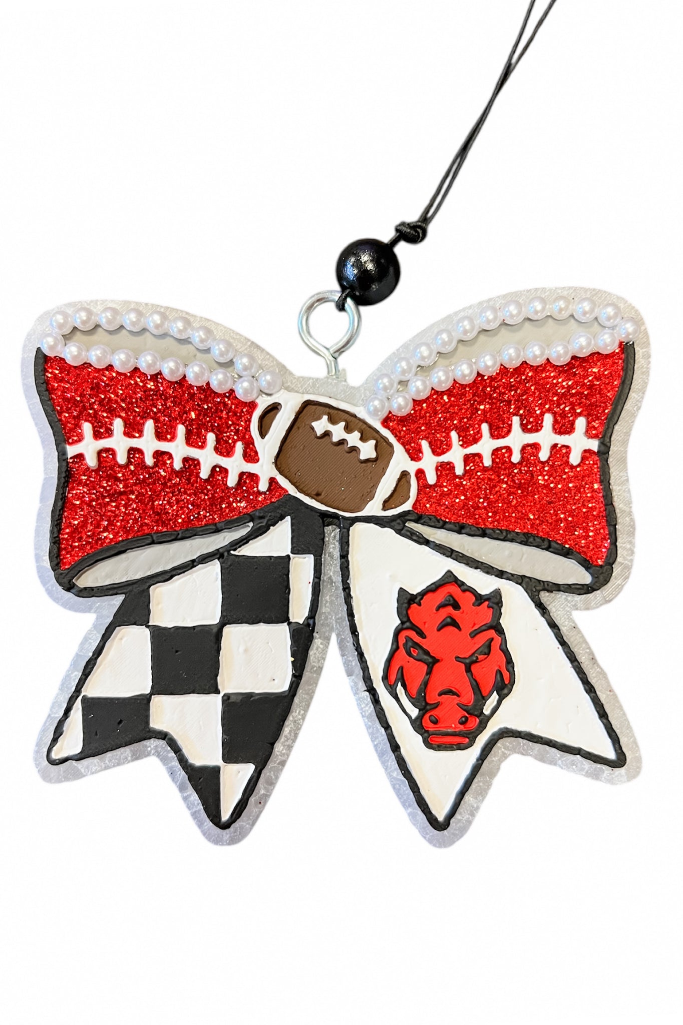 Razorback Pearl Bow Freshie – Southern Roots Boutique