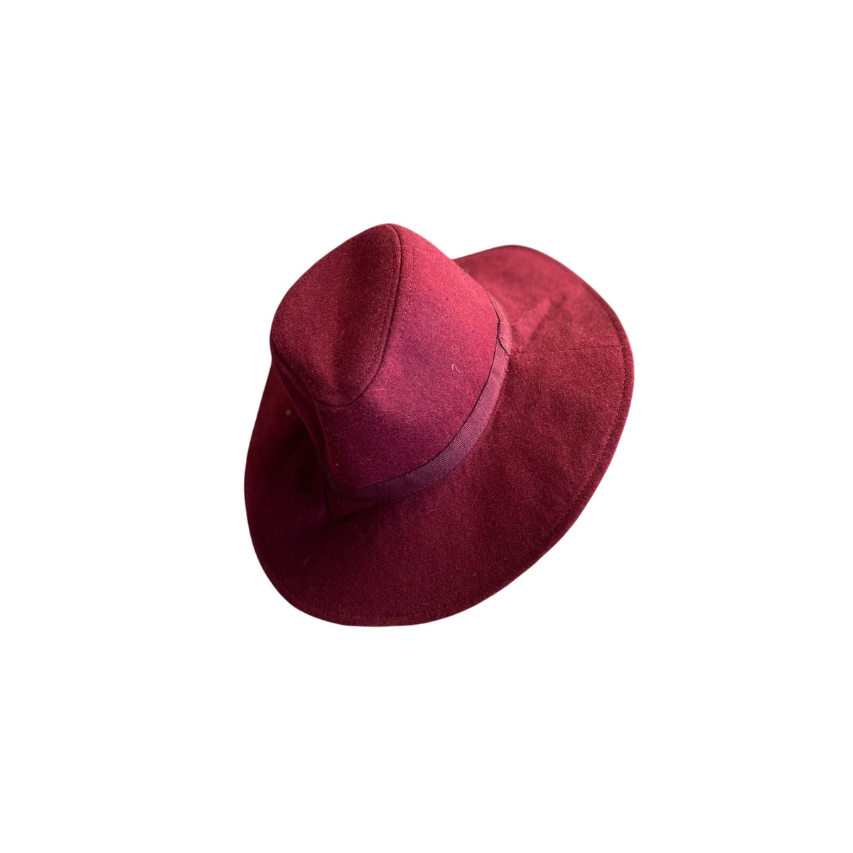 Maroon Felt Wide Brim Hat – Southern Roots Boutique